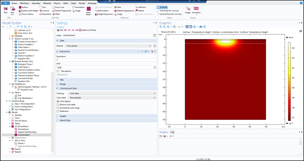 Monopolar RF Thermal Dispersion Model for the Vaginal Wall | Center for ...